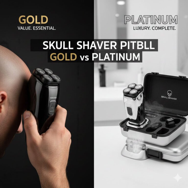 Skull Shaver Pitbull Platinum Vs Gold