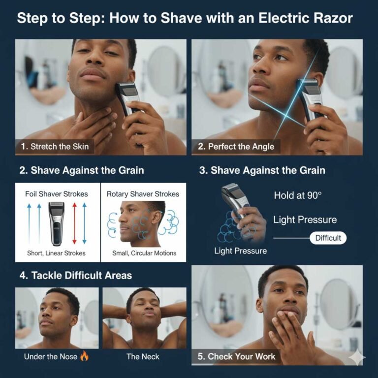 How to Shave with an Electric Razor: Close & Smooth!